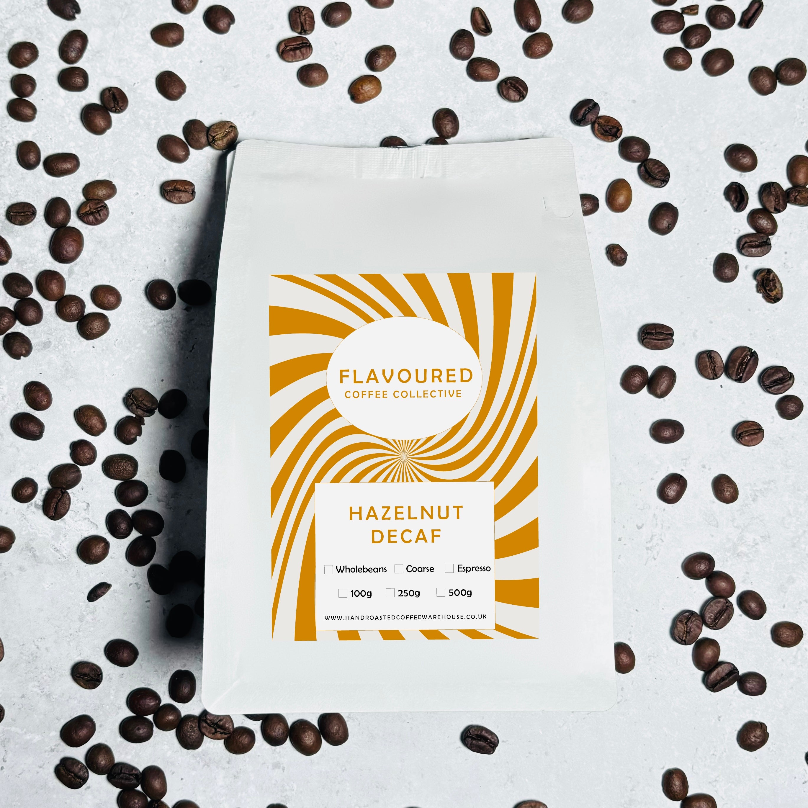 Hazelnut Decaffeinated (100% Arabica) – Hand Roasted Coffee Warehouse