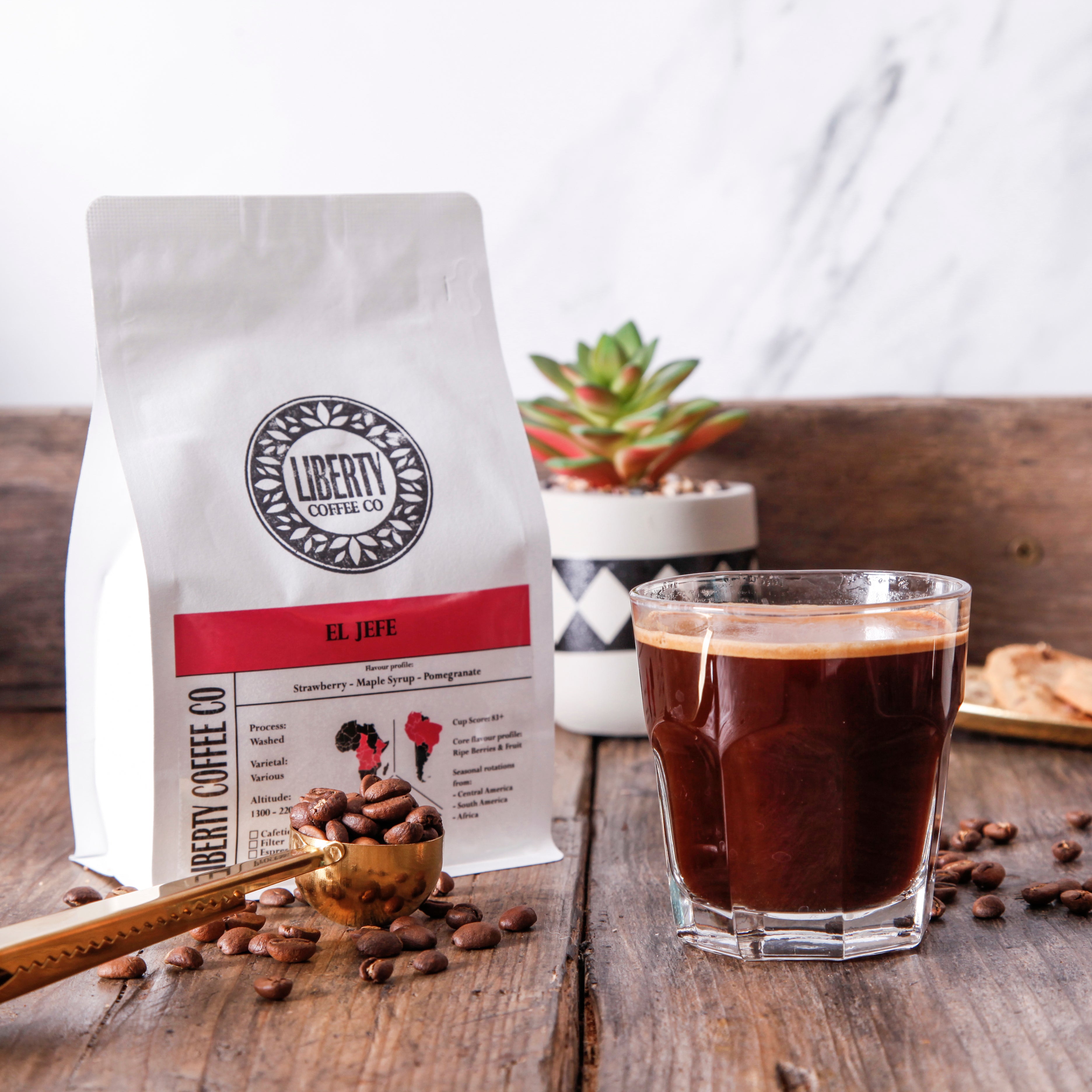 Liberty Coffee Roasters - El Jefe House Espresso - Roasted in London ...